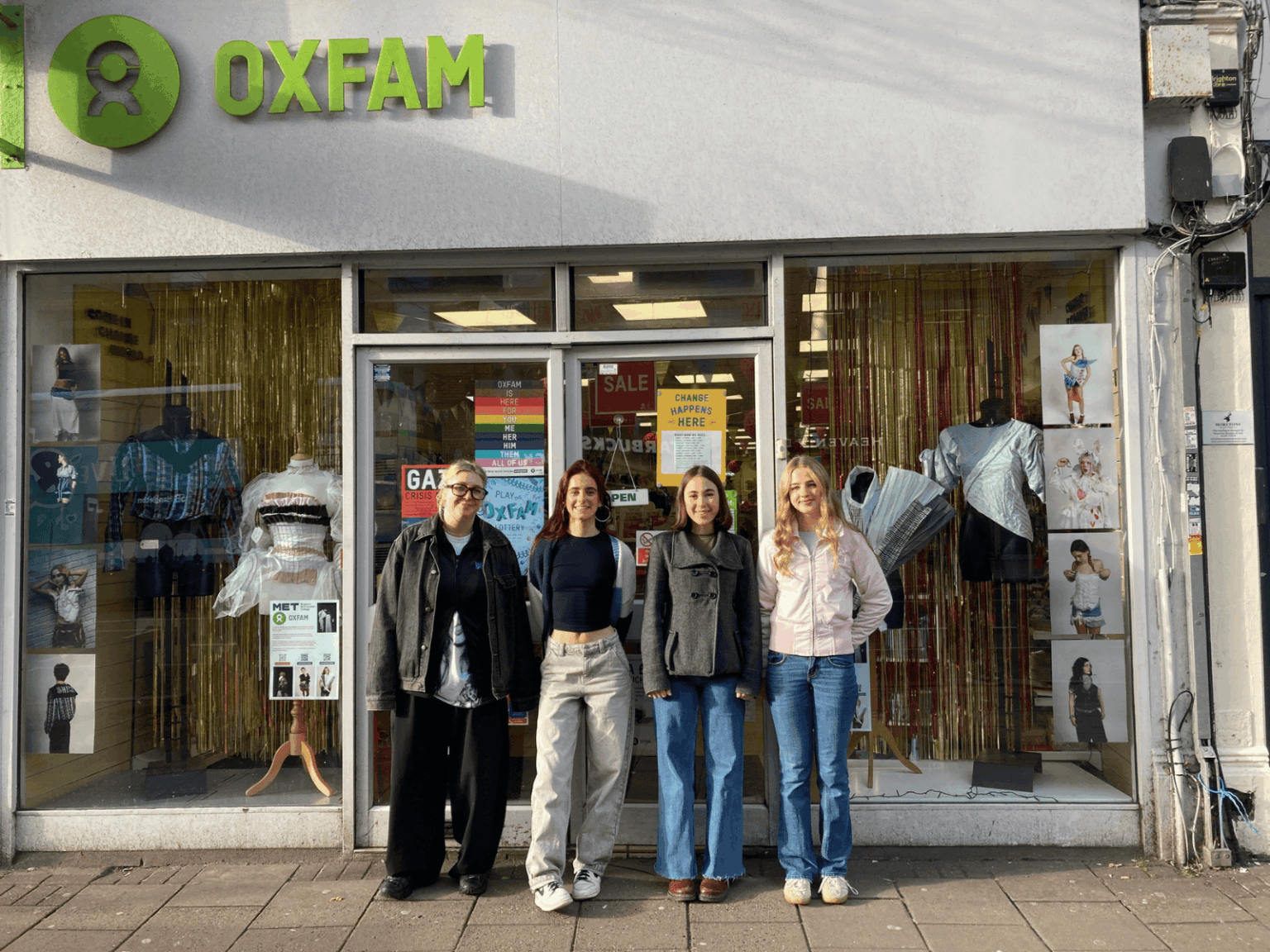 Brighton MET students impress the public with Oxfam window displays ...